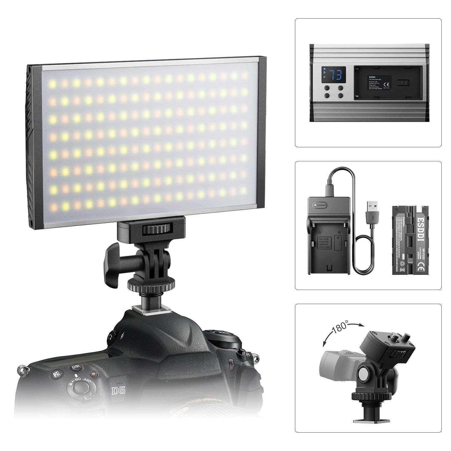 Panel Led 3200k-5600k CRI de 95 - Cinema Rental